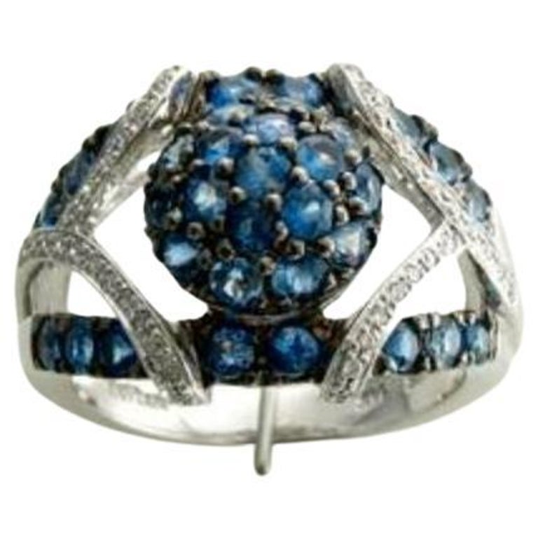 Grand Sample Sale Ring Featuring Blueberry Sapphire Vanilla Diamonds ...