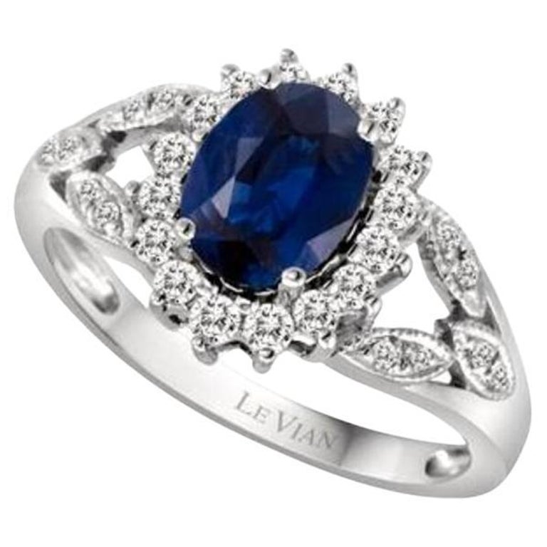 Grand Sample Sale Ring Featuring Blueberry Sapphire Vanilla Diamonds ...