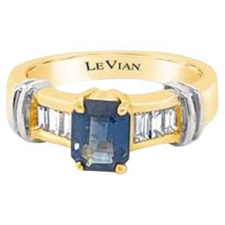 Grand Sample Sale Ring featuring Blueberry Sapphire Vanilla Diamonds ...