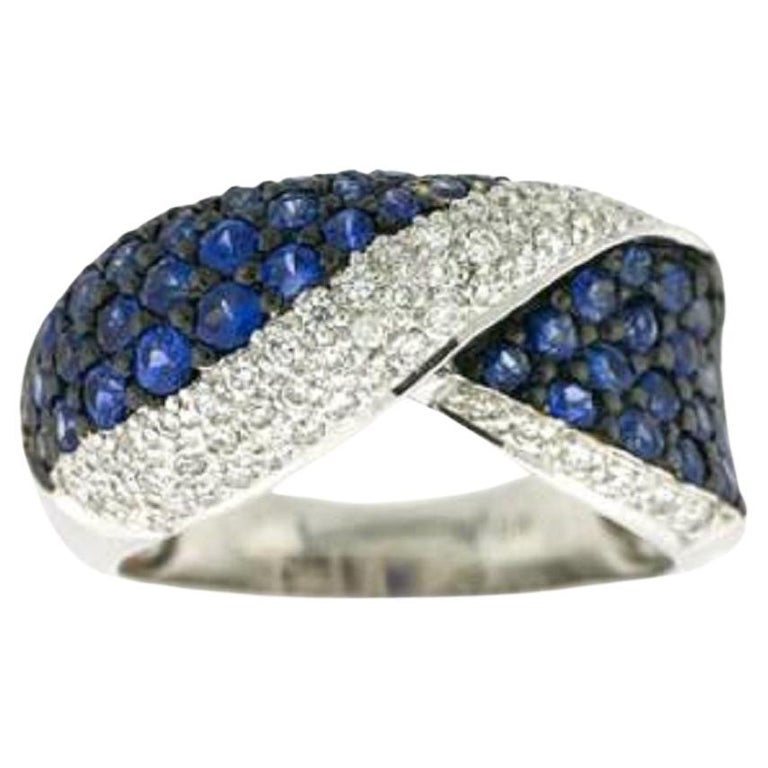 Grand Sample Sale Ring featuring Blueberry Sapphire Vanilla Diamonds ...