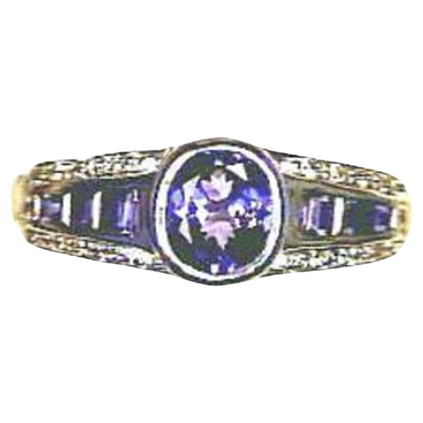 Grand Sample Sale Ring Featuring Blue Quartz, Blueberry Sapphire For ...