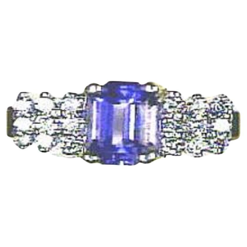 Grand Sample Sale Ring Featuring Blueberry Tanzanite Set in 14K Honey ...