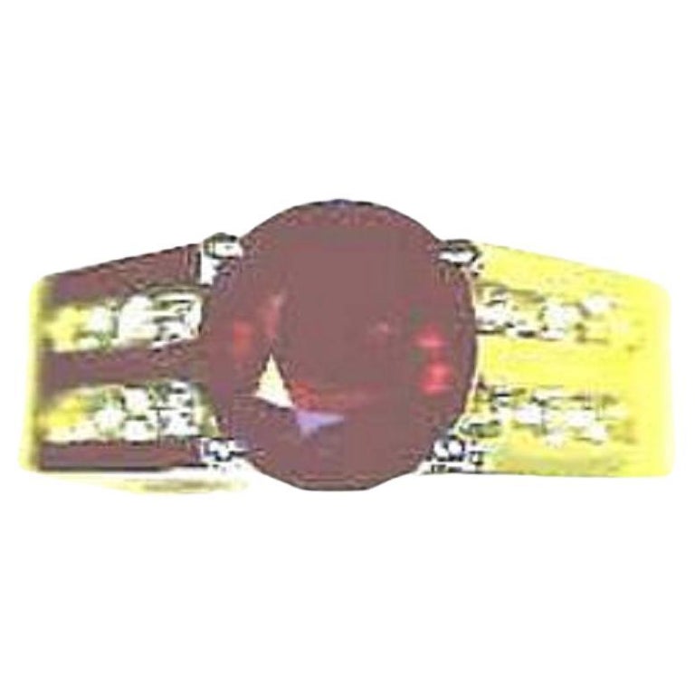 Grand Sample Sale Ring Featuring Bubble Gum Pink Sapphire Set in 14K ...