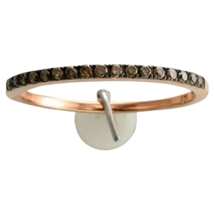 Grand Sample Sale Ring featuring Chocolate Diamonds set in 14K ...