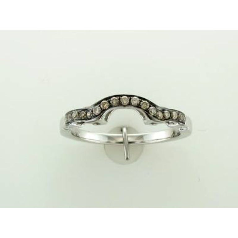 Grand Sample Sale Ring featuring Chocolate Diamonds set in 14K Vanilla ...
