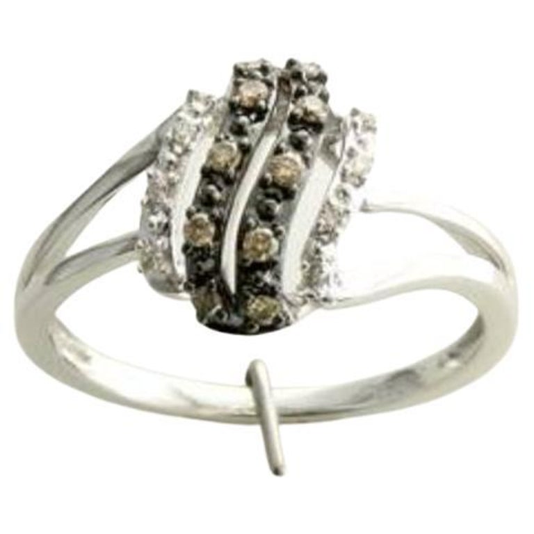 Grand Sample Sale Ring Featuring Chocolate Diamonds, Vanilla Diamonds ...