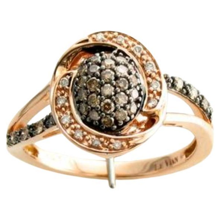Grand Sample Sale Ring featuring Chocolate Diamonds, Vanilla Diamonds ...