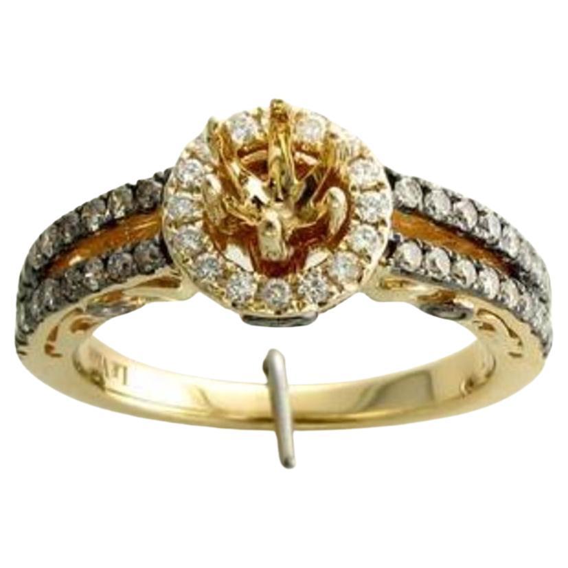 Grand Sample Sale Ring Featuring Chocolate Diamonds For Sale at 1stDibs