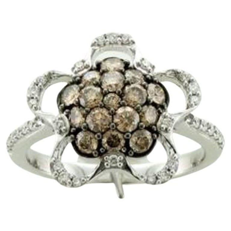 Grand Sample Sale Ring Featuring Chocolate Diamonds, Vanilla Diamonds ...