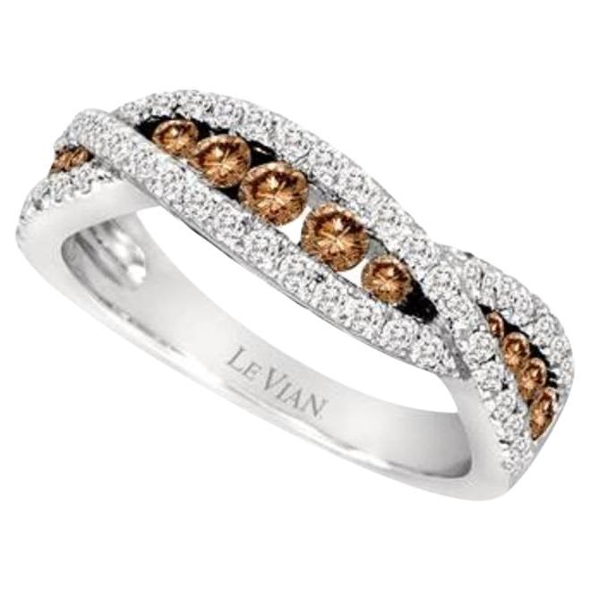 Grand Sample Sale Ring featuring Vanilla Diamonds , Chocolate Diamonds ...