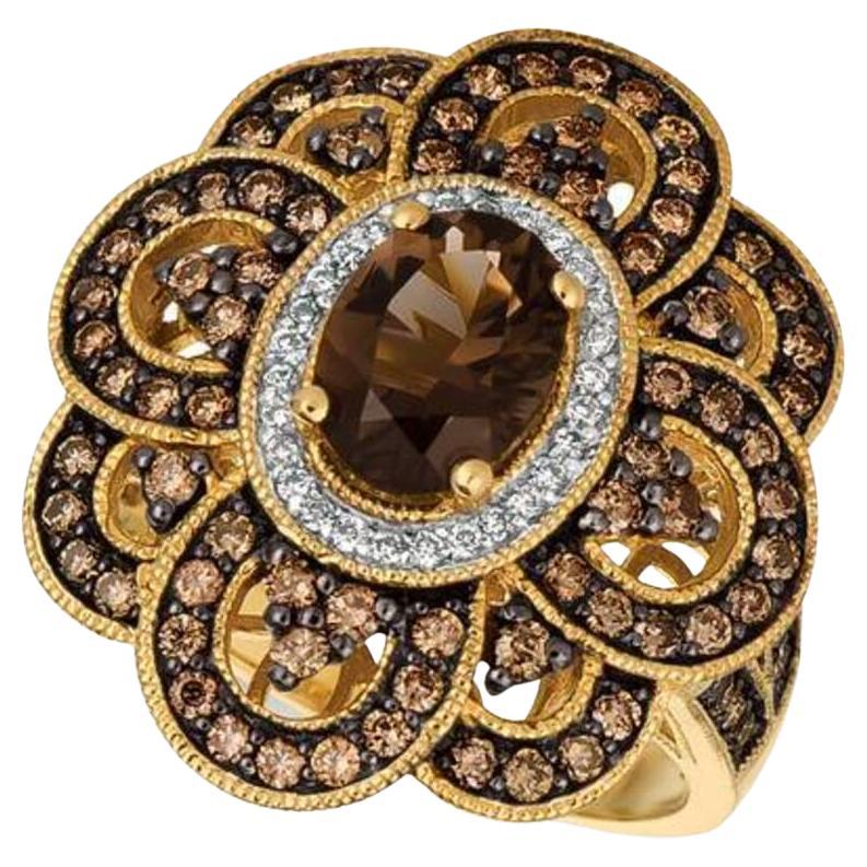 Grand Sample Sale Ring featuring Chocolate Quartz Chocolate Diamonds ...