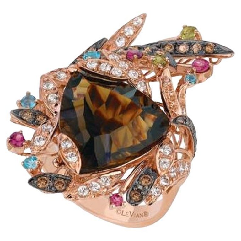 Grand Sample Sale Ring featuring Chocolate Quartz, Mint Julep Quartz ...