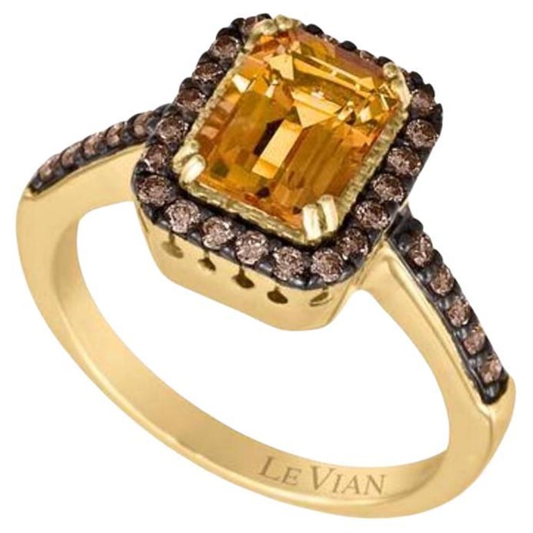 Grand Sample Sale Ring Featuring Cinnamon Citrine Chocolate Diamonds ...