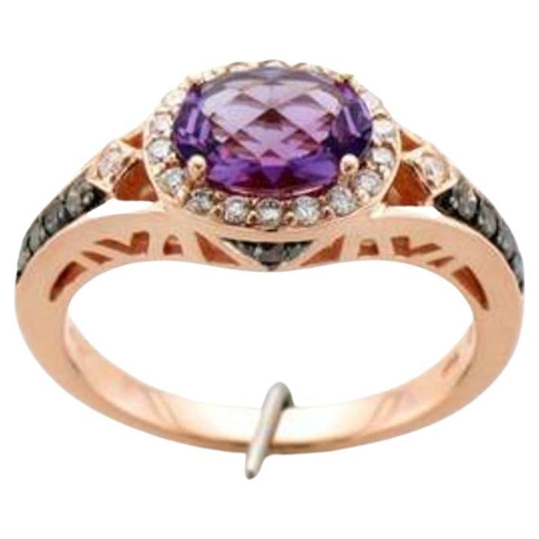 Grand Sample Sale Ring featuring Grape Amethyst Chocolate Diamonds ...