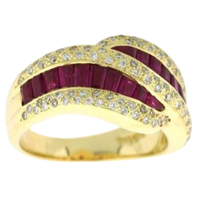 Grand Sample Sale Ring featuring Passion Ruby Vanilla Diamonds set in ...