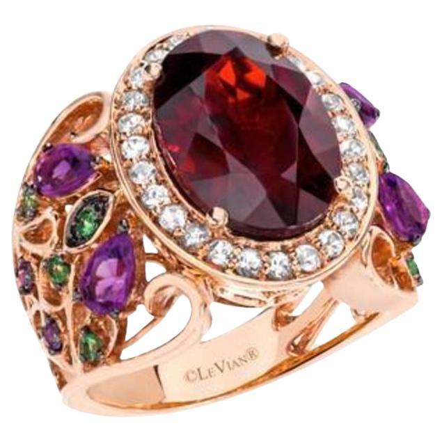 Grand Sample Sale Ring Featuring Pomegranate Garnet, Grape Amethyst ...
