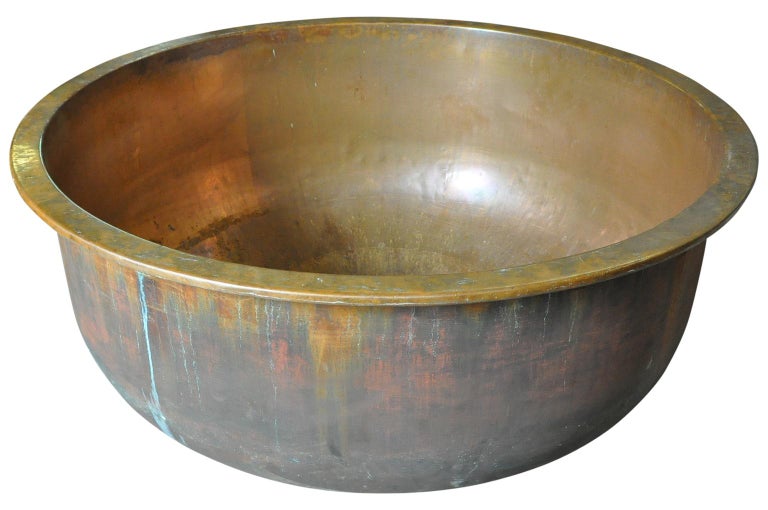 Grand Scale Copper Cheese Vat - Kettle at 1stDibs
