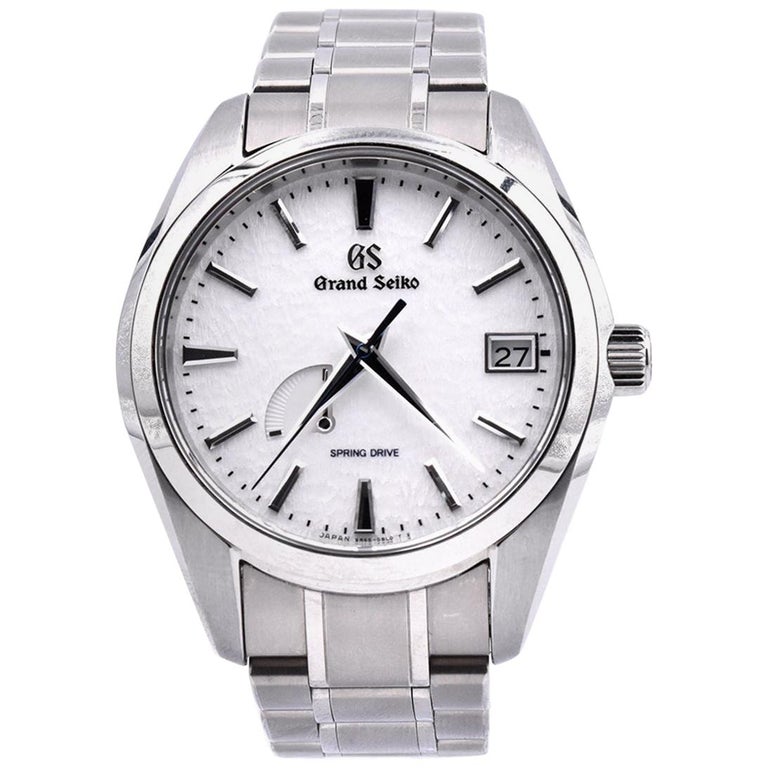 Grand Seiko Titanium Snowflake Spring Drive at 1stDibs | sbge249