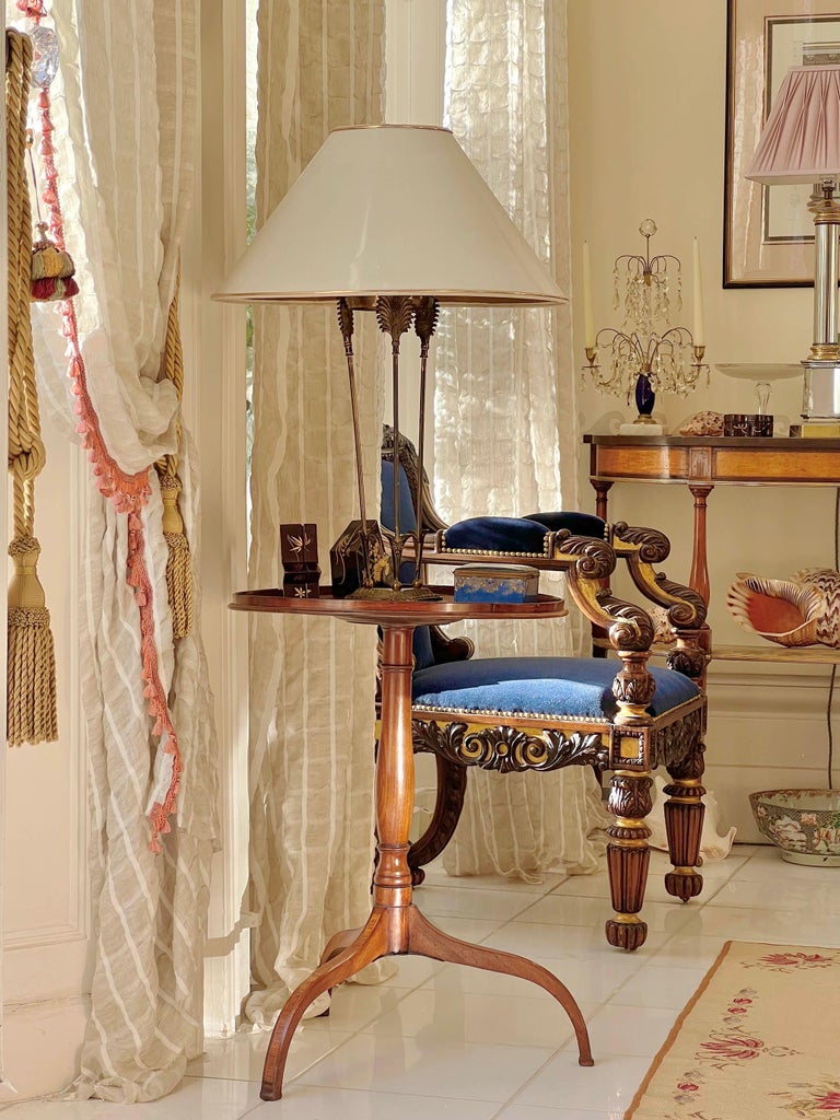 Regency Style Bronze Athenienne Table Lamp For Sale at 1stDibs | lamp tour
