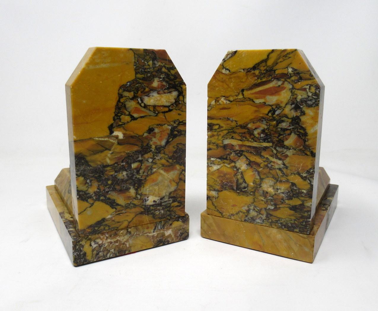 Grand Tour Italian French Egyptian Sphinx Pair Bronze Bookends Sienna ...