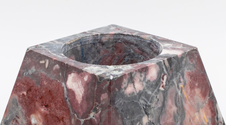 Grand Tour Manner Italian Jasper Pyramidal Jars For Sale at 1stDibs