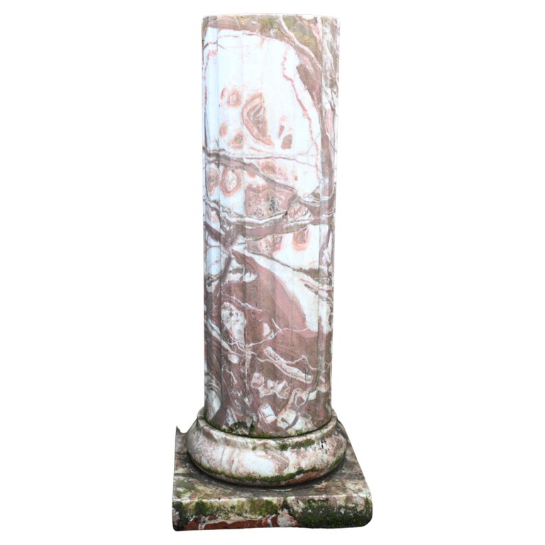 Grand Tour Marble Column Pedestal Stand For Sale at 1stDibs