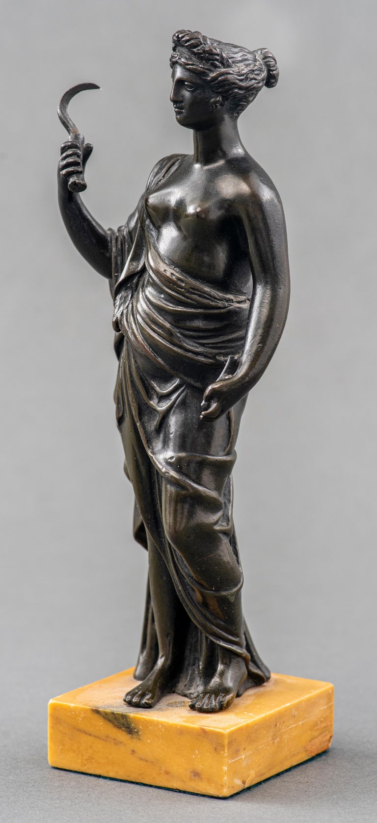 Grand Tour Patinated Bronze Sculpture of Ceres at 1stDibs