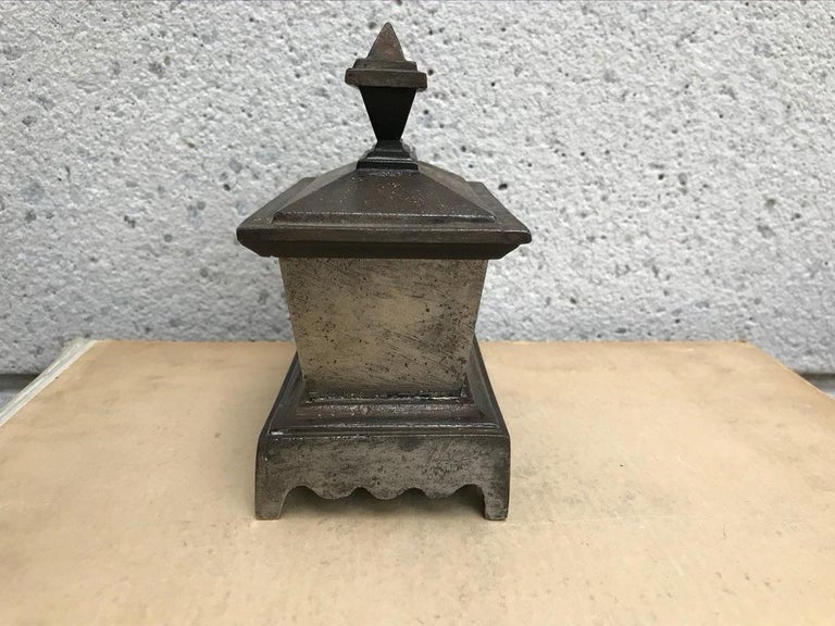 19th Century Italian Grand Tour Steel Lidded Sarcophagus Box For Sale ...