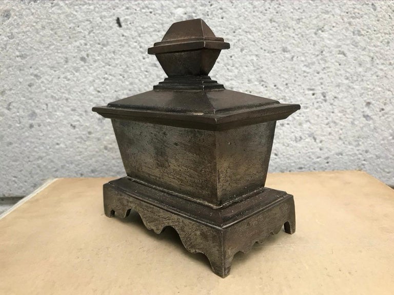 19th Century Italian Grand Tour Steel Lidded Sarcophagus Box For Sale ...