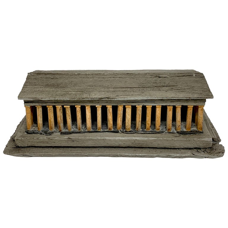 Grand Tour Style Model of the Temple of Poseidon at Paestum For Sale at ...