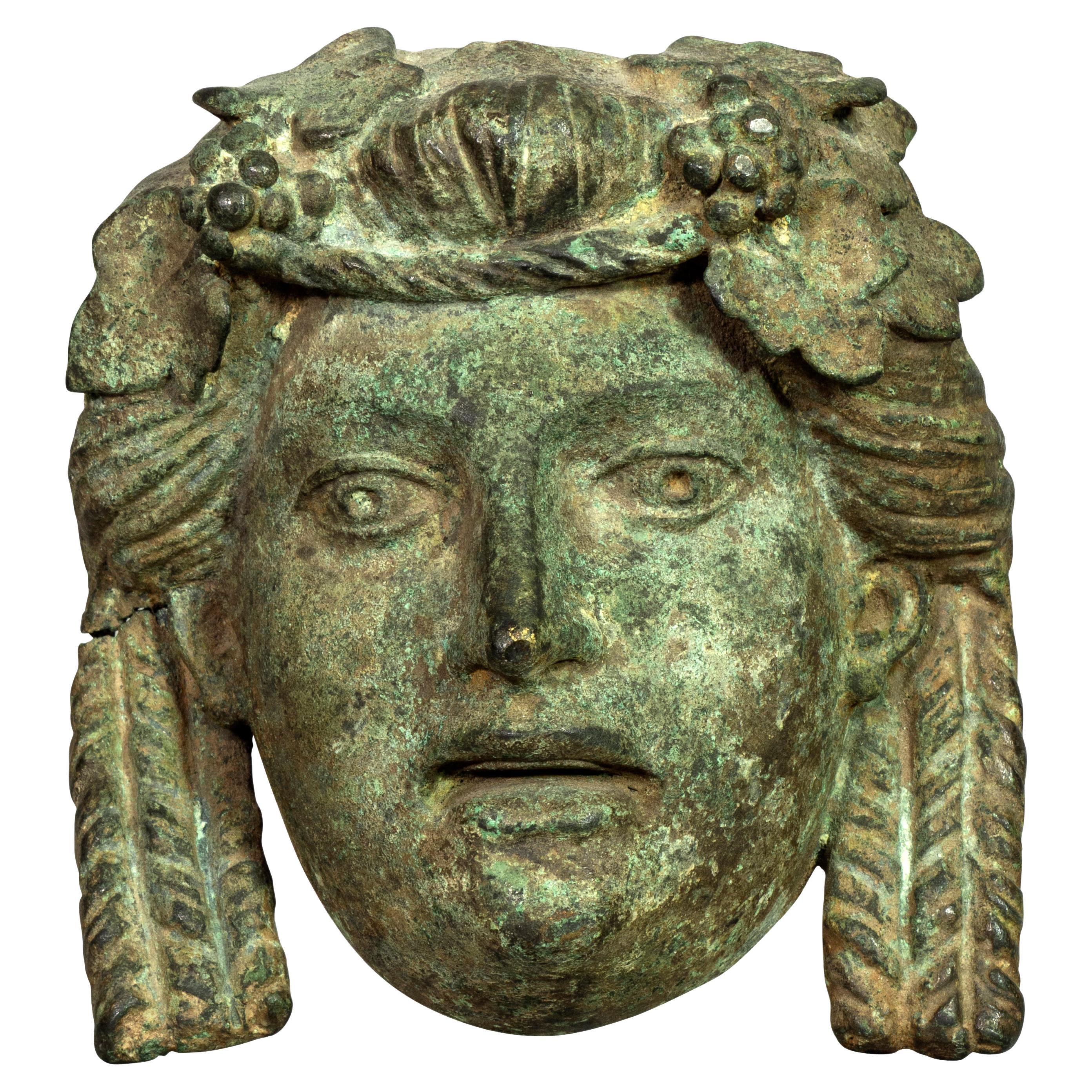 Grand Tour Bronze Bust of Bacchus at 1stDibs