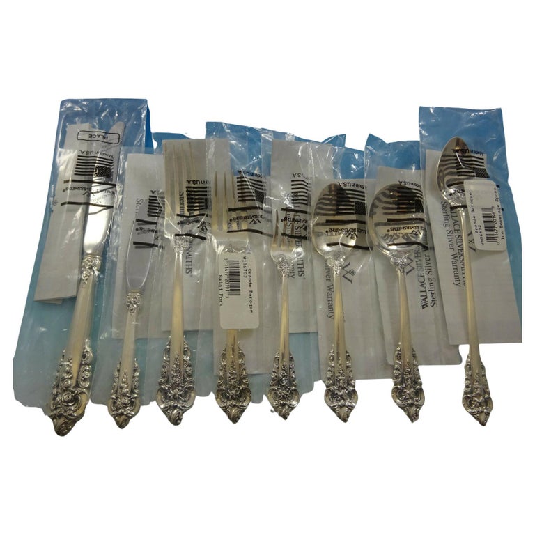 Grande Baroque by Wallace Sterling Silver Flatware Set 16 Service 147 ...