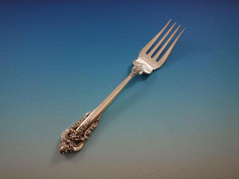 Grande Baroque by Wallace Sterling Silver Flatware Set 24 Dinner ...