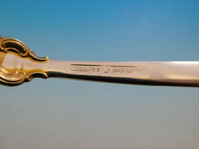 Grande Baroque Gold Accent by Wallace Sterling Silver Flatware for 12 ...