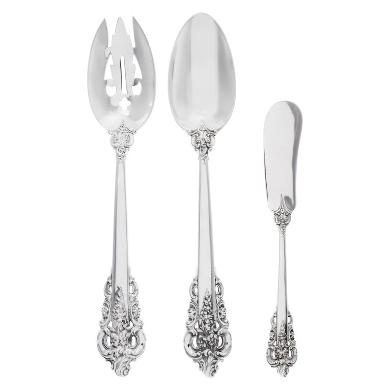 "Grande Baroque" Sterling Silver Flatware Patented in 1941 by Wallace ...