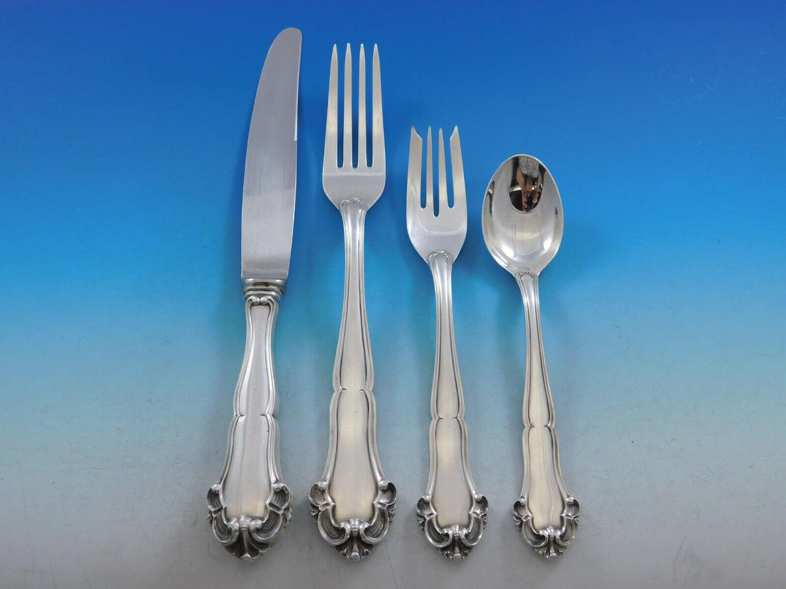 Grande Imperiale by Buccellati Italy Sterling Silver Flatware Set ...
