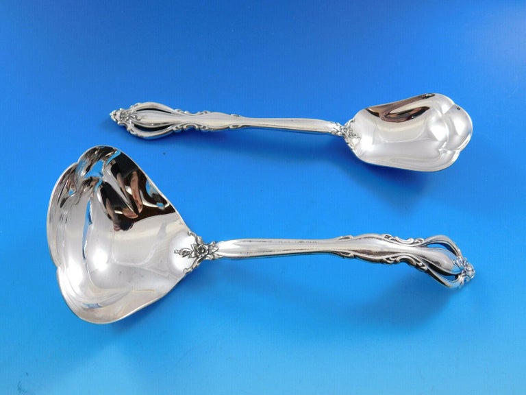 Grande Regency by International Sterling Silver Flatware Set 12 Service ...