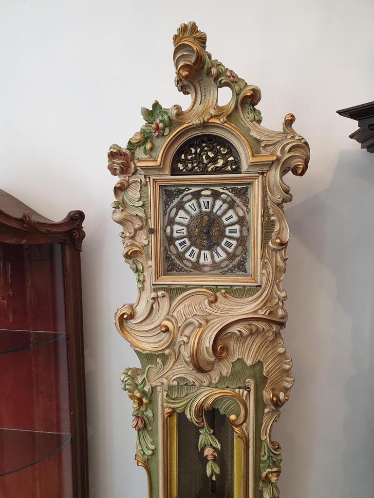 Grandfather Clock Venetian Rococo Style at 1stDibs