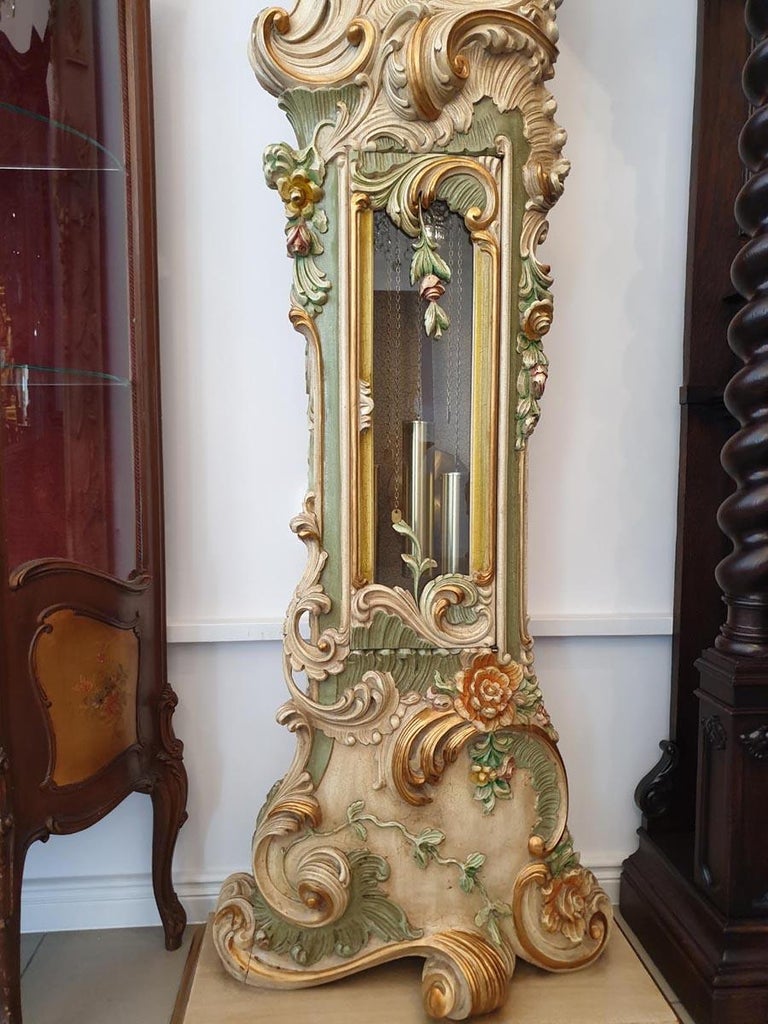 Grandfather Clock Venetian Rococo Style at 1stDibs