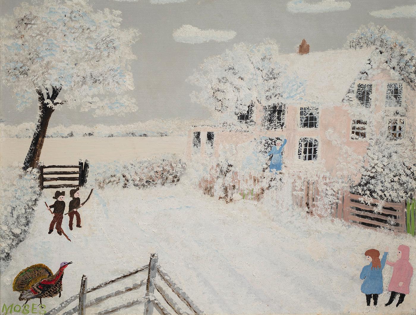 Grandma Moses - Over the River to Grandma's House on Thanksgiving For ...