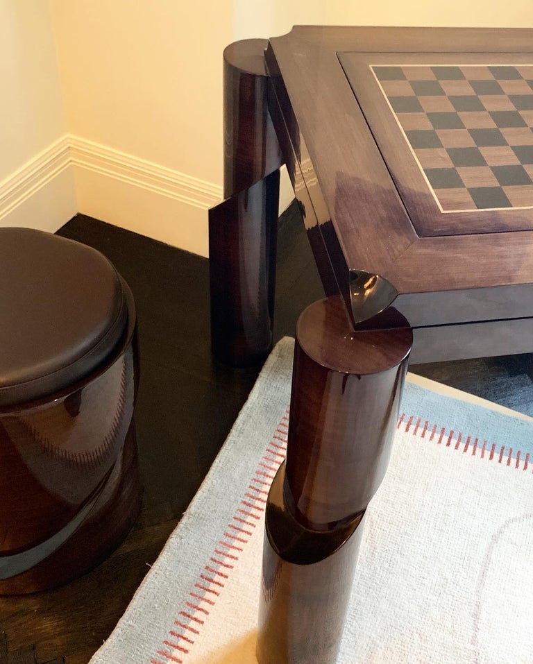 Grandmaster's Chess and Backgammon Table For Sale at 1stDibs