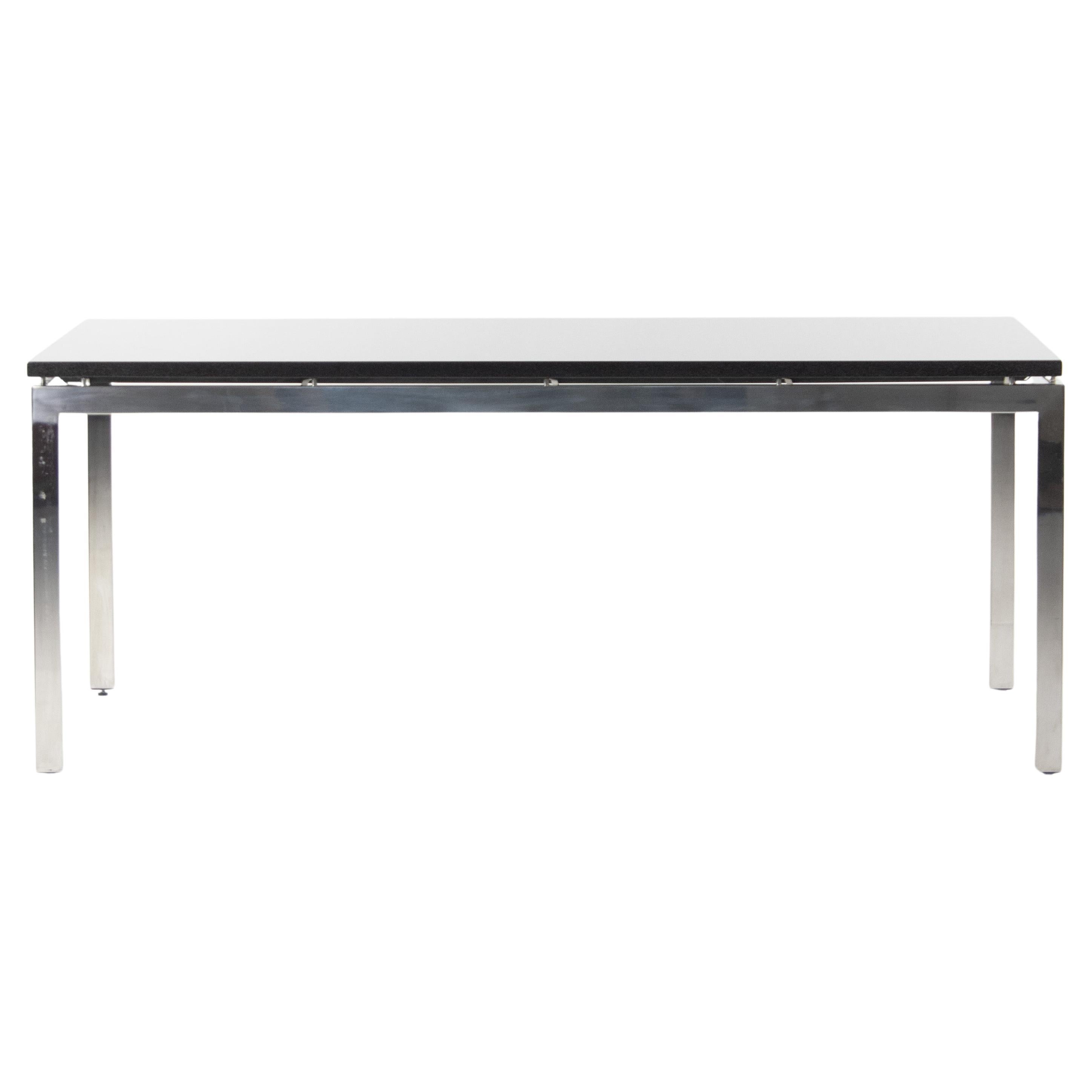 Marble 6x3 Meeting Dining Conference Table Tan w/ Steel Base from SOM ...