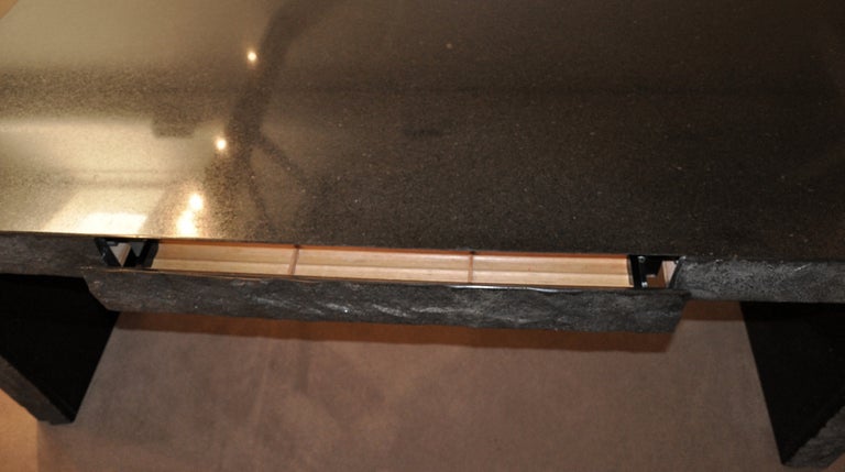 Granite Desk with Drawers by Michael Taylor at 1stDibs | granit desk ...