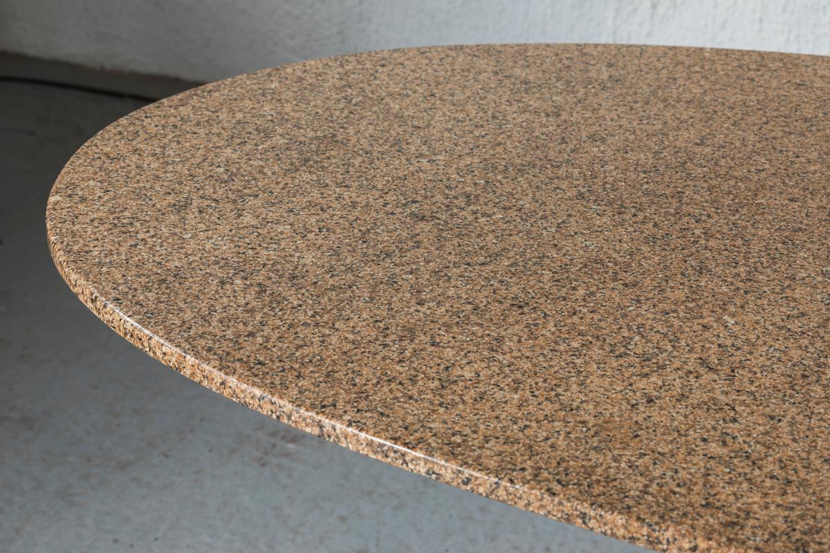 Granite dining table, France, 1970’s For Sale at 1stDibs