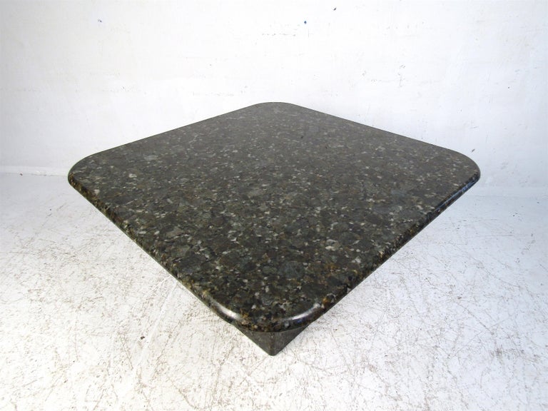 Granite Square Outdoor Dining Table For Sale at 1stDibs