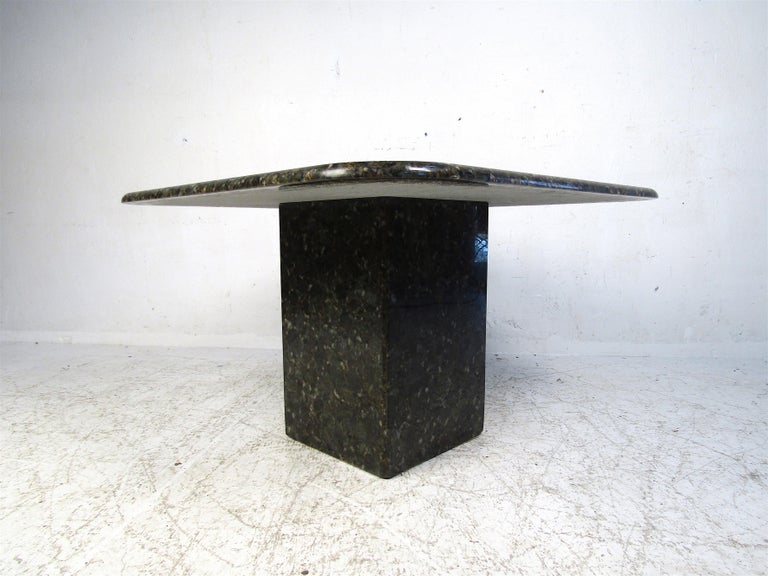 Granite Square Outdoor Dining Table For Sale at 1stDibs