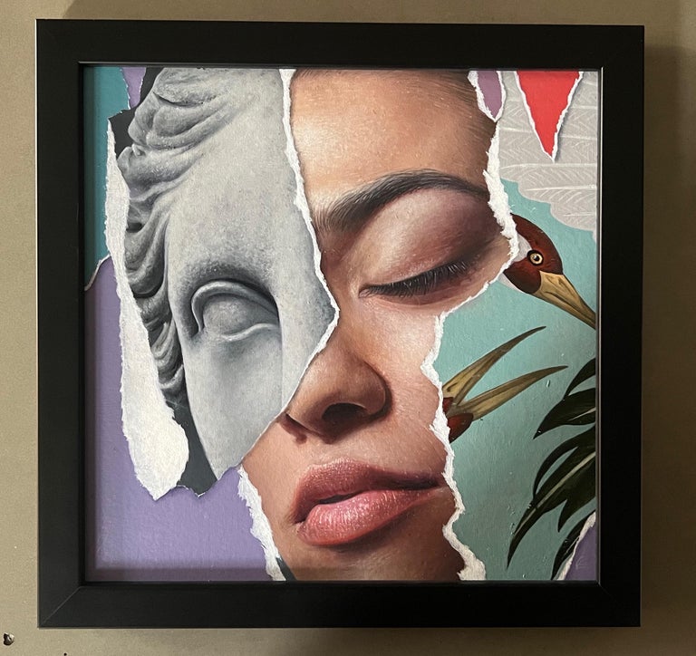 Grant Gilsdorf - "Remix’D-1 (Lavender)" Oil Painting at 1stDibs