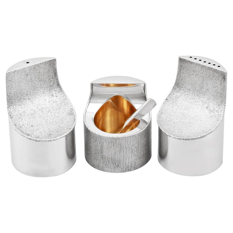 ensemble de condiments en argent sterling 1972 par Grant MacDonald Silversmiths - En vente sur ...