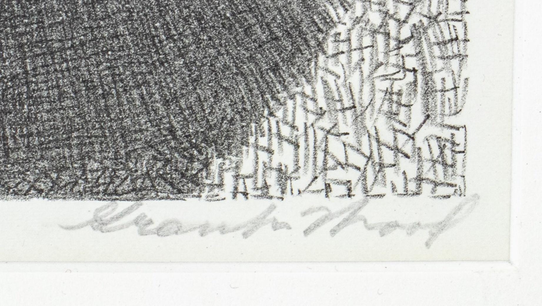 Grant Wood, Approaching Storm, Lithograph, 1940 at 1stDibs