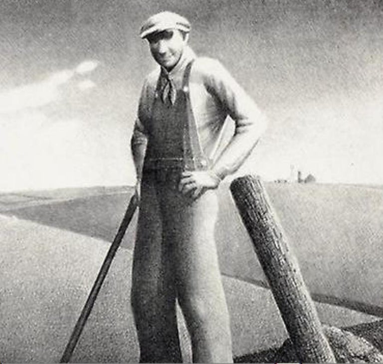 Grant Wood Lithograph, 1939, in the Spring at 1stDibs